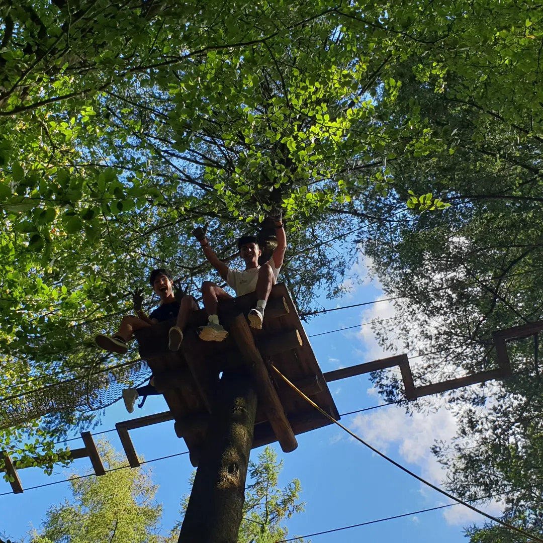 UNSS Accrobranche Aramits - Lycée 4 septembre 1870